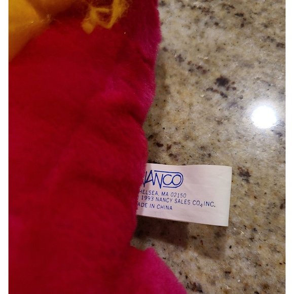 Nanco | Toys | Nanco Vintage Pink Dinosaur 9 Plush Stuffed Animal 993 ...